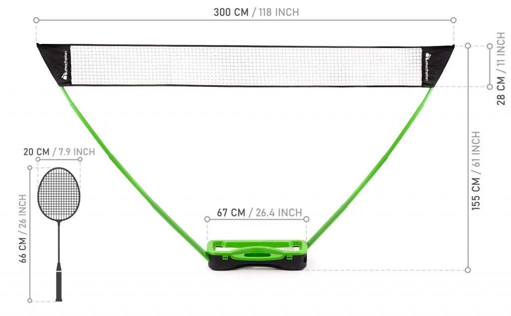 Sulgpalli vahendite kmpl METEOR SERVE - Sportfever